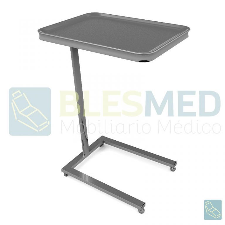 Mesa Riñon 2 Cubiertas Acero Inoxidable - Muebles Medicos BlesMed